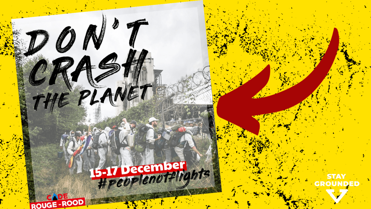 Code Rouge mass action against the aviation industry | Stay Grounded